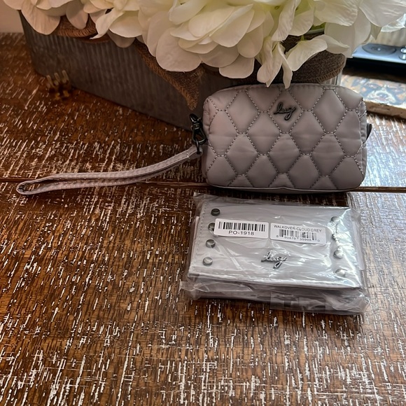 lug | Bags | Lug Cloud Grey Blimp Pouch Walkover Wallet | Poshmark
